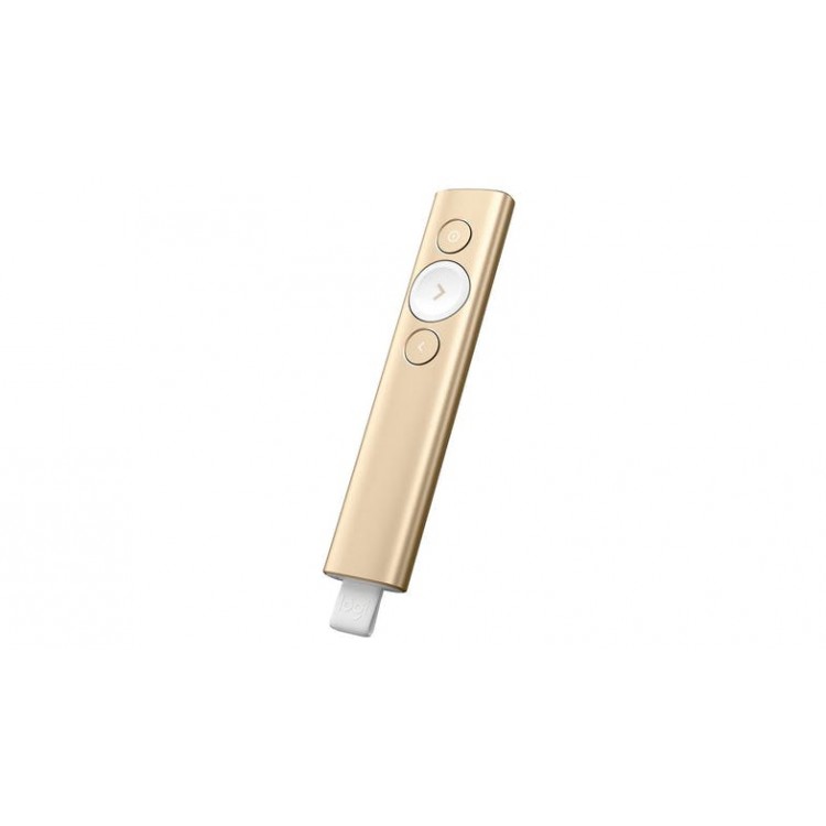 Logitech Spotlight Advanced Wireless Presentation Remote- Gold